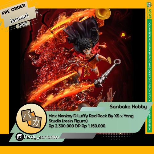 Jual Max Monkey D Luffy Red Rock By XS x Yang Studio (Resin Figure ...