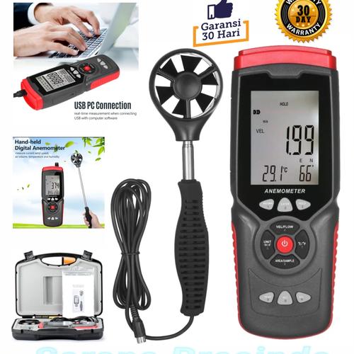 Jual Anemometer Data Logger Wind Flow Meter Air Tester - Kab. Bekasi ...