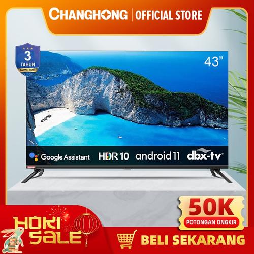 Jual Changhong L43H7 Google certified Android Smart 43 Inch LED TV L 43H7 - TV - Jakarta Pusat ...