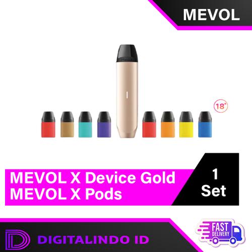 Jual MEVOL X Device dan Mevol X Pods - Gold, Iced Mint - Kota Batam ...