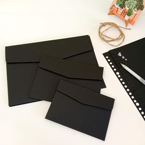 Jual AMPLOP HITAM/AMPLOP BLACK PAPER B7,A6,A5 - hitam a5 - Jakarta ...