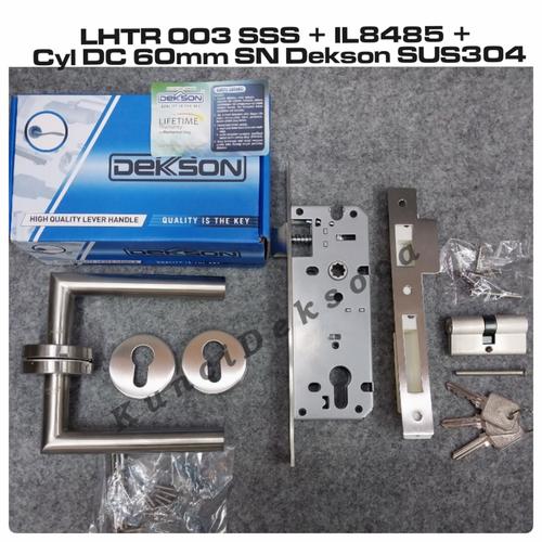 Jual Handle Dekson Komplit LHTR 003 + Kunci IL8485 +Cyl DC 60mm SN ...