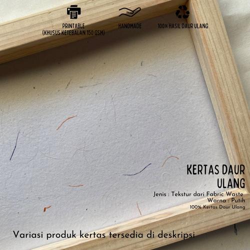 Jual Kertas Daur Ulang - Tekstur Serat Kain / Benang - A5 - Jakarta ...
