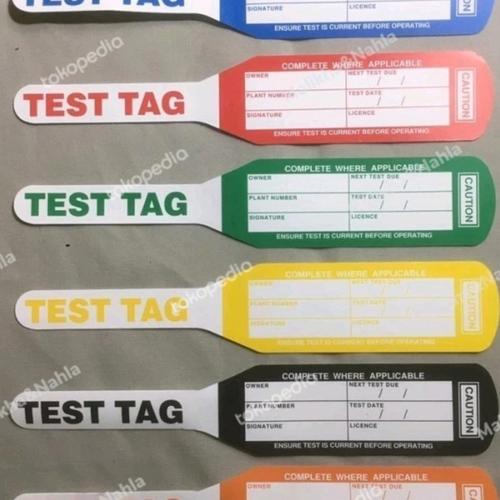 Jual Quartely-Electrical-Code-Tag-Test-Tag-APPLIANCE-100-PCS-Per-PACK ...