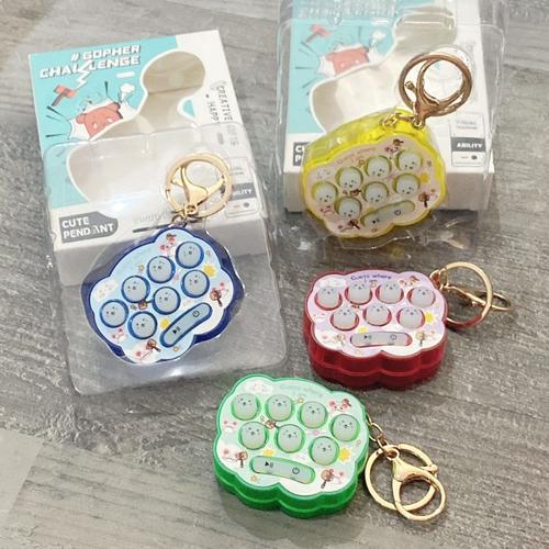 Jual WHACK A MOLE KAWAII KEYCHAIN lucu cute gopher challenge fidget ...