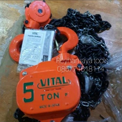 Jual Chain Block Takel 5 Ton x 12 Meter VITAL VP5 JAPAN - Jakarta Utara ...