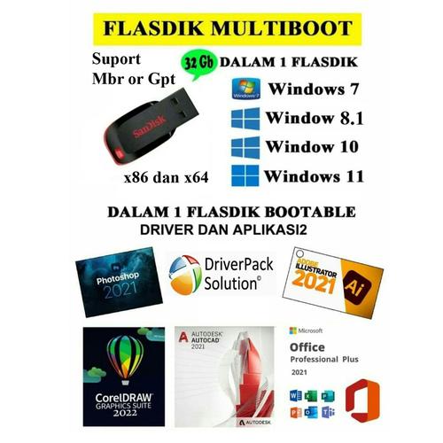 Jual Flasdik Installer Multibootable - Jakarta Timur - Rudicomputer ...