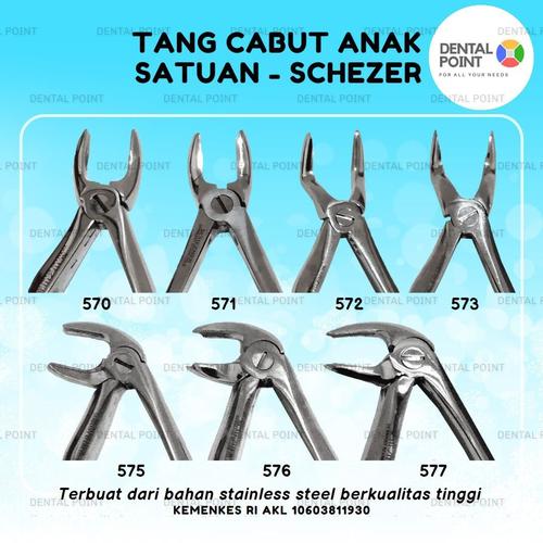 Jual Tooth Forceps Children/Tang Cabut Anak Schezer Dental Instrumen ...