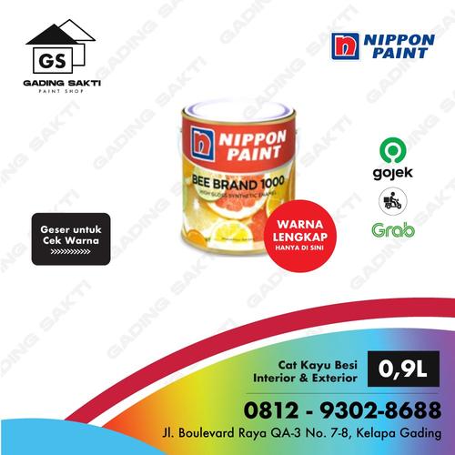 Jual Nippon Bee Brand 1000 / Cat Kayu & Besi Interior Exterior 1Kg ...