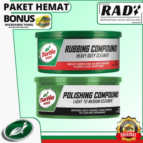 Promo Bundle Turtle Wax Rubbing & Polishing Compound 298gr - T-241A ...