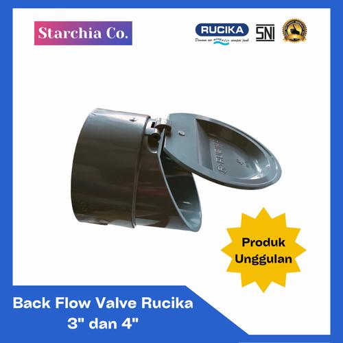 Jual Back Flow Valve Rucika PVC Katup Sistem Aliran Satu Arah - 4 ...