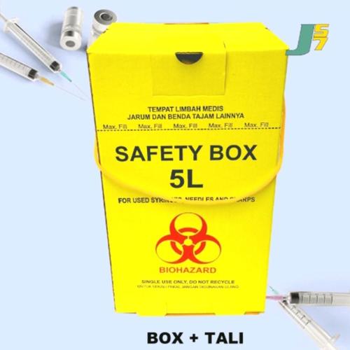 Jual Safety Box Medis Biohazard 5 Liter Safety Box Medis 8 Liter 12 ...