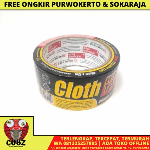 Jual 46 MM / NACHI Isolasi Selotip Lakban Kain Cloth Tape Merah Pcs ...