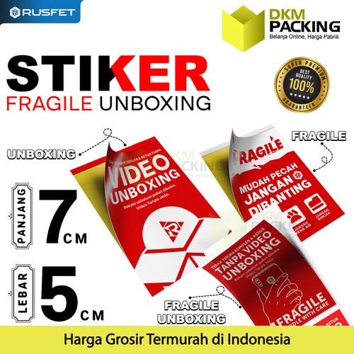 Jual Sticker Fragile Unboxing HANDLE WITH CARE Stiker Cromo isi 200 ...
