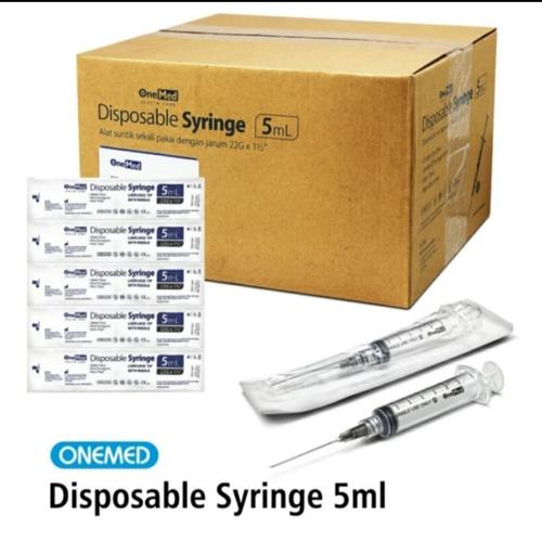 Promo Syringe 5cc Spuite 5ml OneMed Eceran - Kota Malang - Arti Medika ...