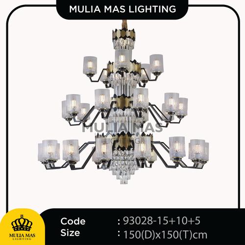 Jual Lampu Gantung Model Gelas Susun Modern Art Deco Dekor Ruang Tamu ...
