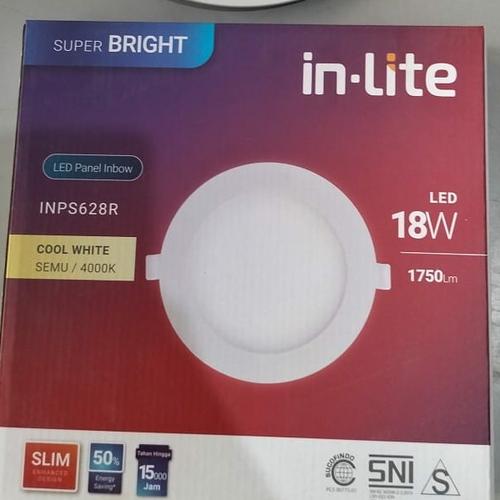 Jual Lampu Downlight LED Panel Light 18W 18 W 18 Watt 8" 8 inch INLITE ...