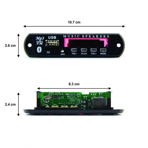 Jual MODUL KIT MP3 PLAYER 12V BISA UNTUK MOBIL SUPPORT BLUETOOTH USB ...