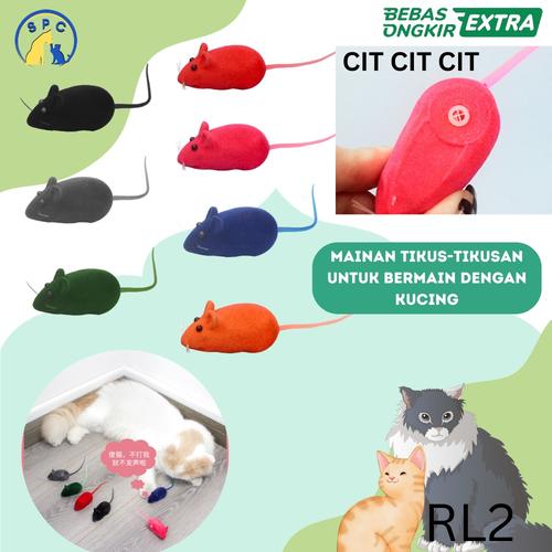 Jual TIKUS CIT CIT - Mainan Kucing Interaktif Bentuk Tikus Bunyi Cit ...