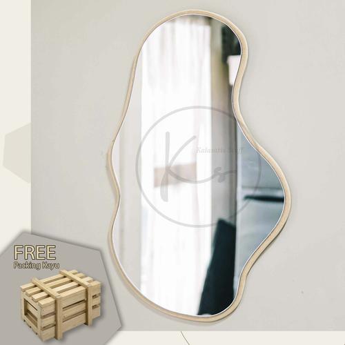 Promo cermin estetik / aesthetic mirror / Kaca Dinding Irregular mdf ...