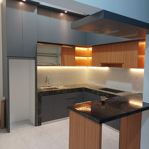 Jual kitchen set modern / kitchen set mimalis / kitchen set mini bar ...
