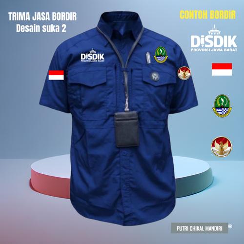 Jual Custom Bordir dan Kemeja Tactical Pdl lapangan tangan Pendek ...