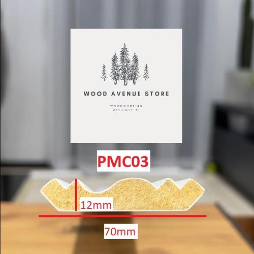 Jual Kroning (Crown) LIST KAYU WALL MOLDING LIS PLAFON PROFIL PMC03 ...