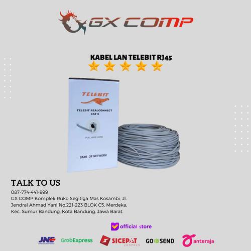 Jual KABEL LAN TELEBIT RJ45 (1 METER) - Kota Bandung - GX COMP | Tokopedia