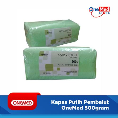 Jual Kapas Putih Pembalut OneMed 500gram - Kota Surabaya - Onemed ...