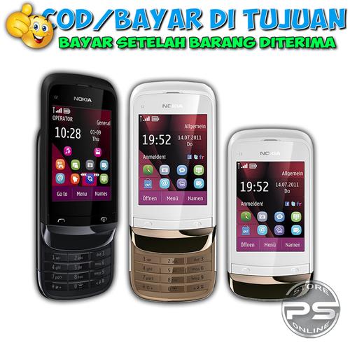 Jual HP Nokia C2-02 - Sliding - Layar Sentuh - Single Sim - Fitur ...