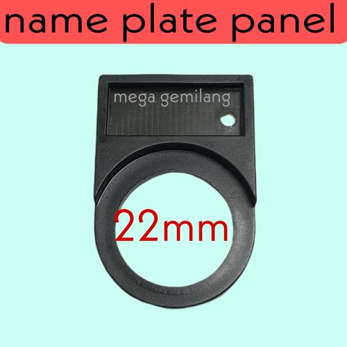 Jual Name plate panel / legend plate / panel label - 22mm - Jakarta ...