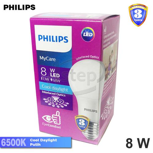 Jual Lampu LED Philips 8W Putih - Kota Bandung - 1step | Tokopedia