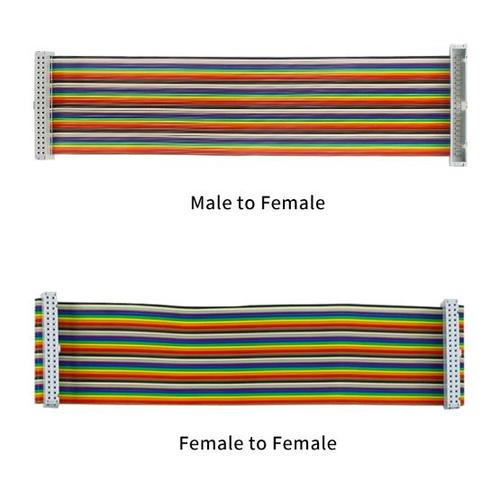 Jual Raspberry Pi 40pin GPIO Rainbow Cable 20cm Color Kabel Extension ...