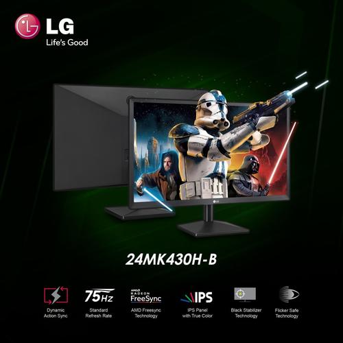 Jual LG 24MK430 24'' Inch Monitor IPS LED Full HD Radeon FreeSync 75hz ...