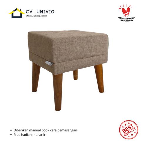 Jual Kursi Meja Rias Ottoman Puff Stool Canvas Retro Kaki Retro ...