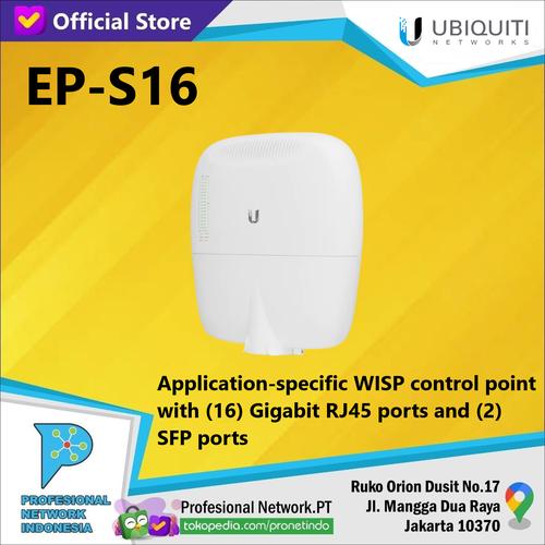 Promo UBIQUITI EP-S16 UISP EdgePoint S16 with 16 Gigabit ports and 2 ...