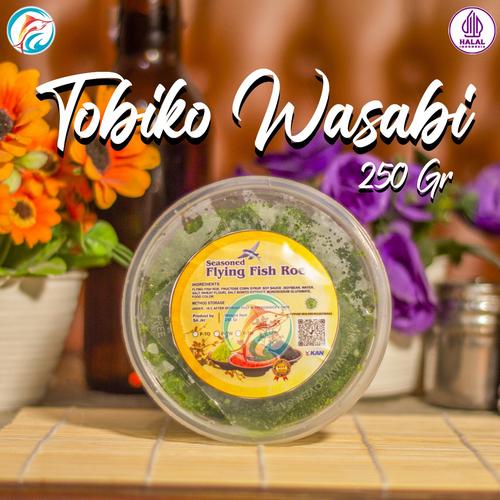 Jual TOBIKO WASABI 250 Gram//FLYING FISH ROE//TOBIKO HIJAU - Kota Depok ...