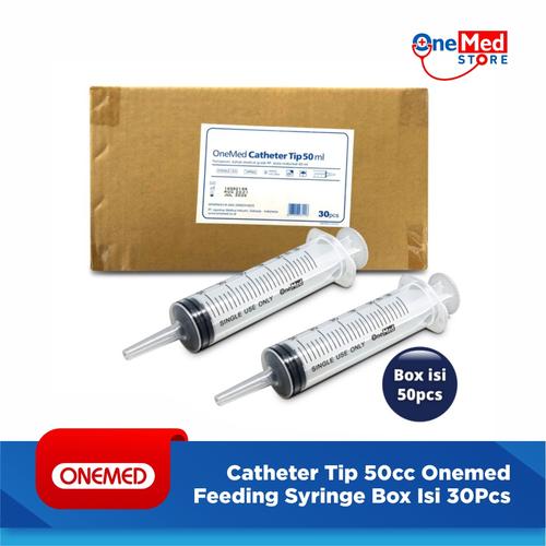 Jual Catheter Tip 50cc Onemed Feeding Syringe Box Isi 30Pcs - Kota ...