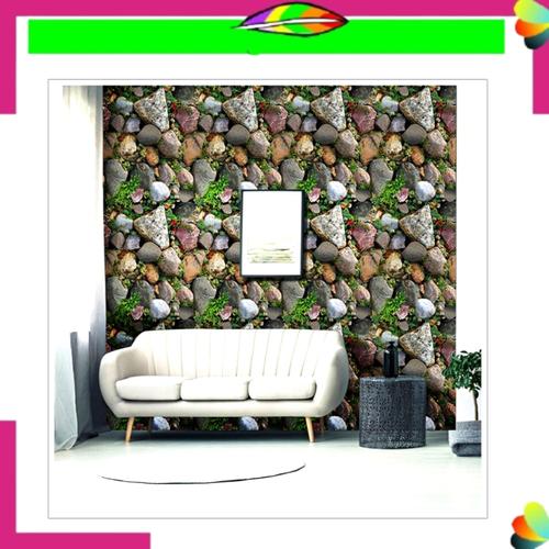 Jual WALLPAPER BATA BATU ALAM STIKER STICKER DINDING RUANG TAMU KAMAR ...