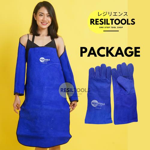 Promo SET Apron Sarung Tangan 38 cm Anti Panas Otolas Anti Gigitan ...