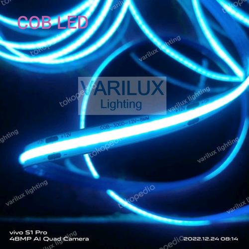 Jual LED STRIP COB ANEKA WARNA / LED STRIP DC12V DOTLESS - Biru ...