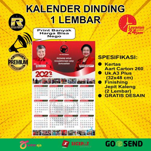 Jual cetak kalender 1 lembar - Jakarta Timur - REPLIKA PRINTING | Tokopedia