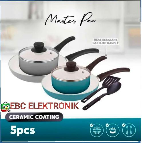 Jual MASTER PAN PANCI PENGGORENGAN MASTER PAN COOKWARE set 5 pcs - Kota ...