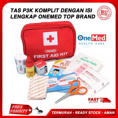 Jual Tas Kotak Obat P3K ONEMED First Aid Kit Pouch Tempat Obat Travel ...