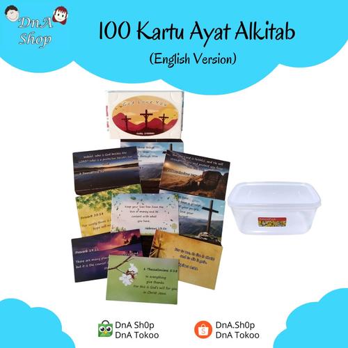 Jual 100 Kartu Ayat Alkitab (English Version) - Kab. Sleman - DnA Sh0p ...