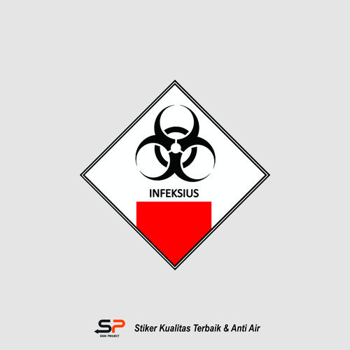 Jual Stiker Limbah B3 / Kemasan B3 Infeksius - Kota Bekasi - Sign ...