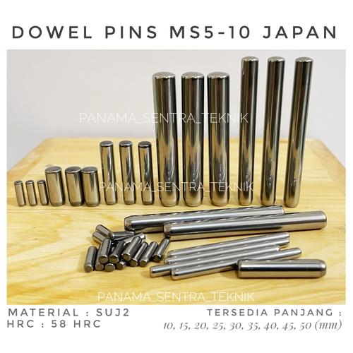 Jual JAPAN MS5-10 Dowel Pin Lurus MS 5X10 Dowel Pin Polos Tanpa Lobang ...