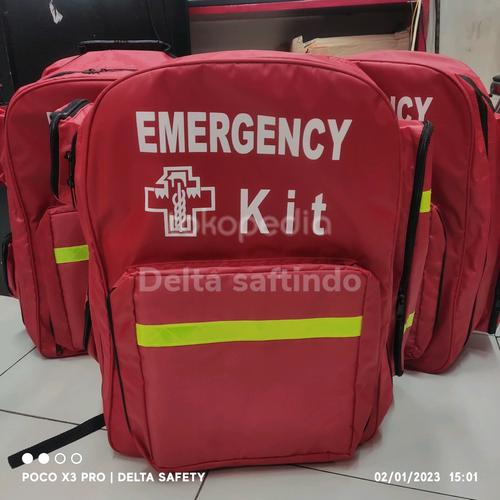 Jual Tas Ransel P3k Emergency kit Perlengkapan Lengkap Dengan Isi Obat ...