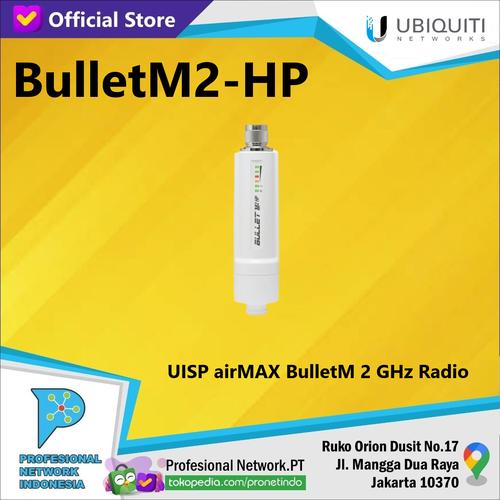 Promo UBIQUITI BulletM2-HP UISP airMAX BulletM 2 GHz Radio Cicil 0% 3x ...