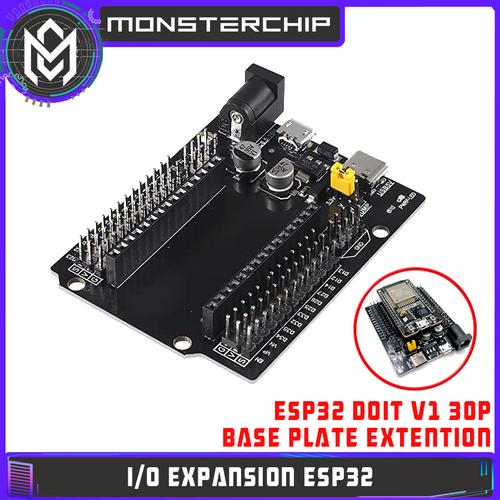 Jual I O Expansion Esp32 Shield Esp32 Doit V1 30p Base Plate Extension